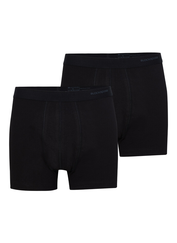 Blackspade Erkek Boxer 2'li Paket Loose Fit 9626 - Siyah | Çekmece Online
