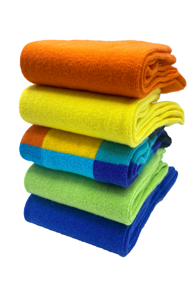 Solonine Premium 5'li Unisex Renkli Çorap Active | Çekmece Online